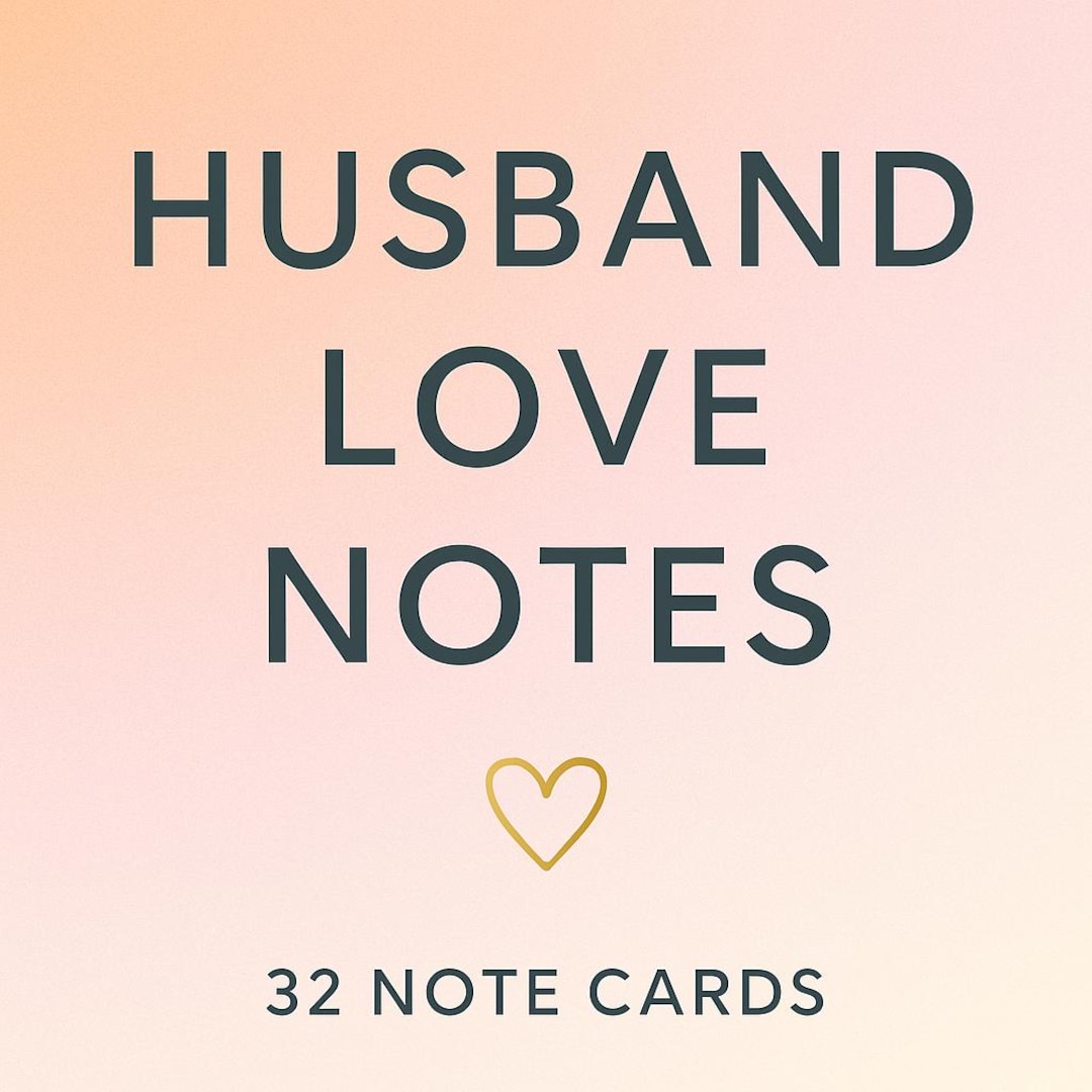 Printable Love Notes for Spouse | 32 Romantic Cards (digital PDF) - Etsy