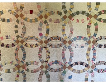 Wedding Ring Quilt - Etsy