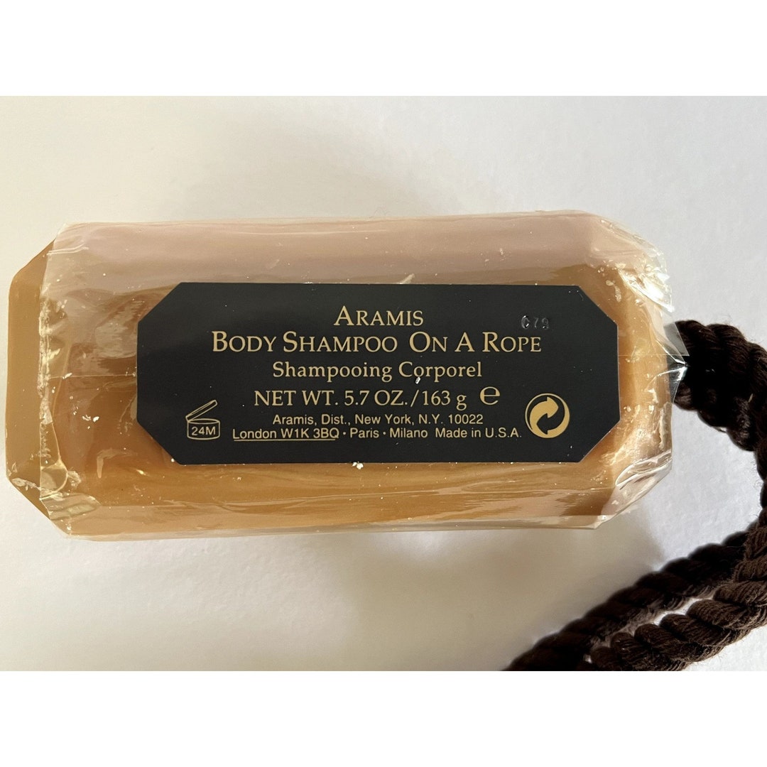 Vintage Aramis Body Shampoo on a Rope Soap Original Formula NEW READ - Etsy