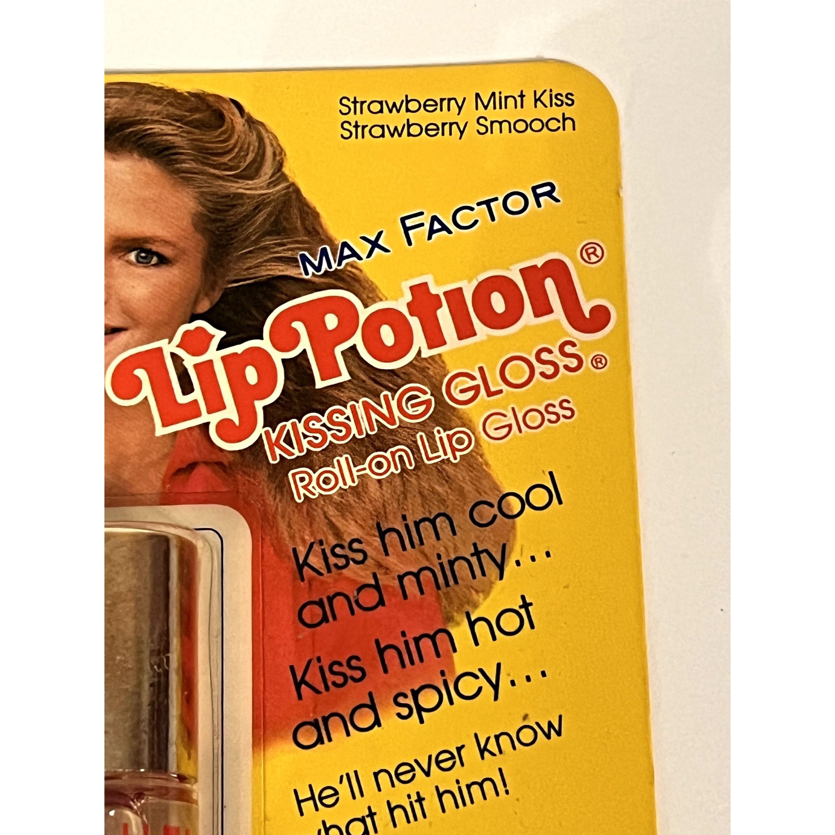 Vintage Max Factor Lip Potion Kissing Gloss Strawberry Mint Smooch New 1970s Etsy