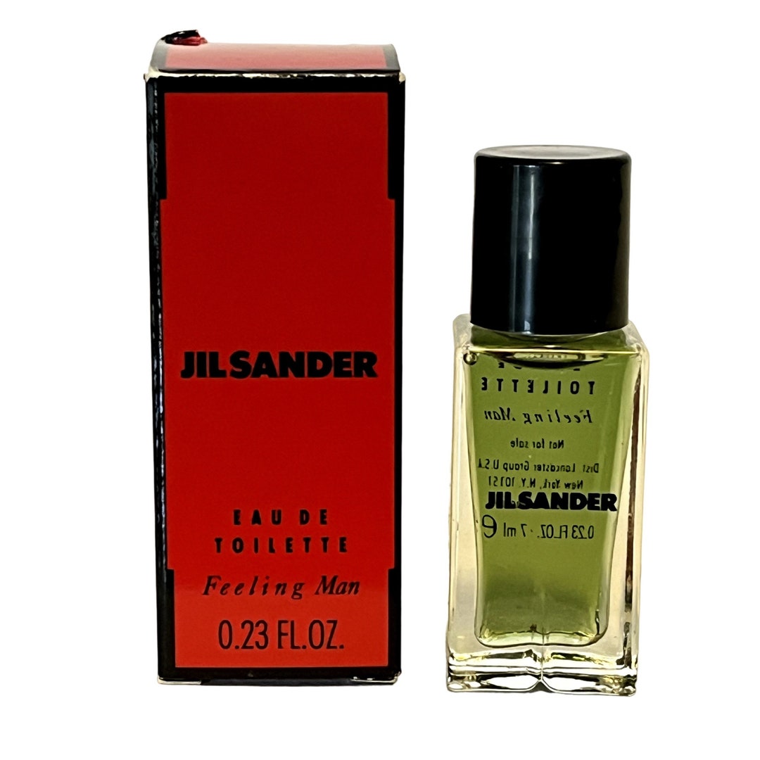 Vintage Jil Sander Feeling Man EDT Miniature 0.23oz NEW Travel Size - Etsy
