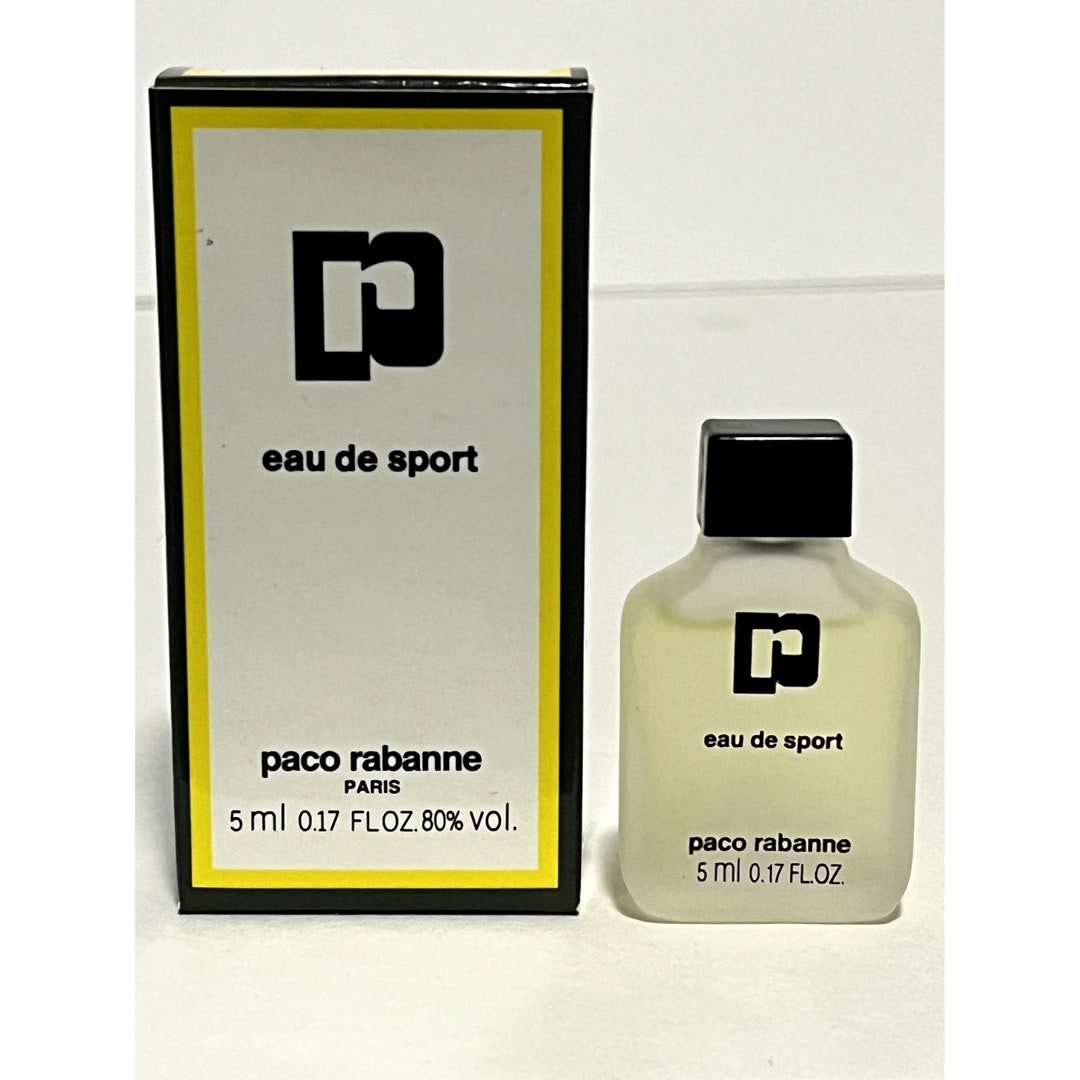 Vintage Paco Rabanne Eau De Sport Mini 0.17oz NEW Travel Size Splash - Etsy