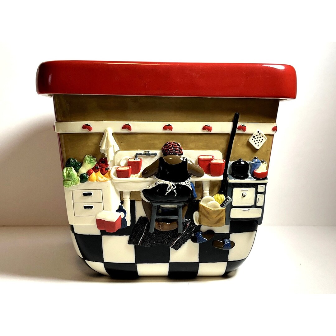 Vintage Annie Lee Sixty Pounds Canister Cookie Jar Super Sass N Class ...