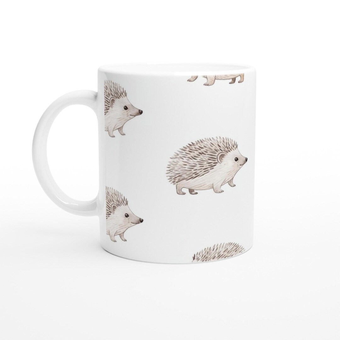 Whimsical Hedgehog Coffee Cup - Ceramic Drinkware - Etsy