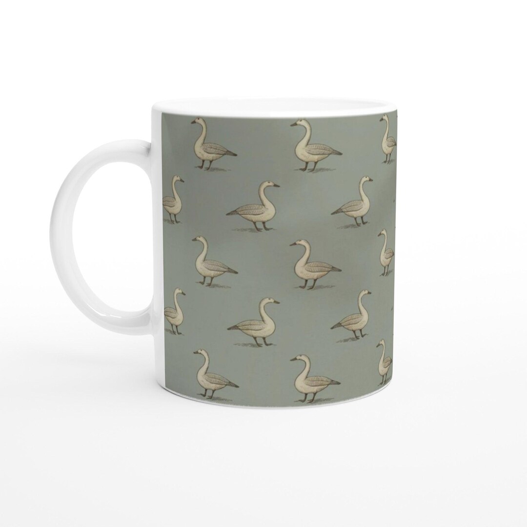 Vintage Style Geese Ceramic Mug - Rustic Farmhouse Drinkware - Etsy