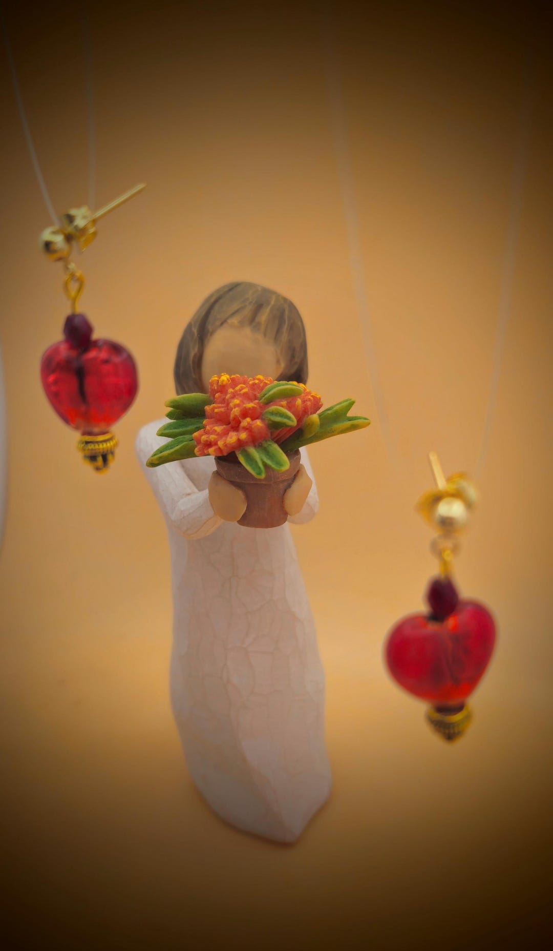 ILY – I Love You Earrings | Red Crystal Heart Earrings | Valentine’s ...