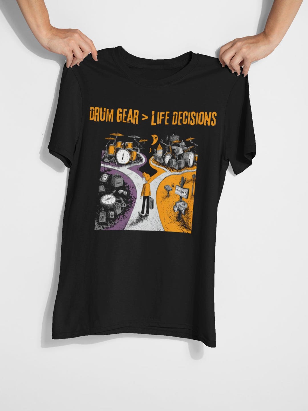 Drum Gear > Life Decisions T-shirt: Musician's Gift - Etsy