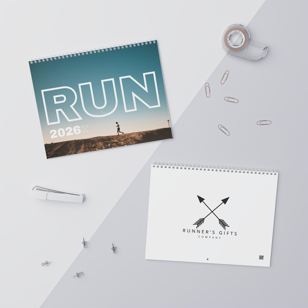 2026 Runners Wall Calendar, Motivational Mileage Tracker - Etsy
