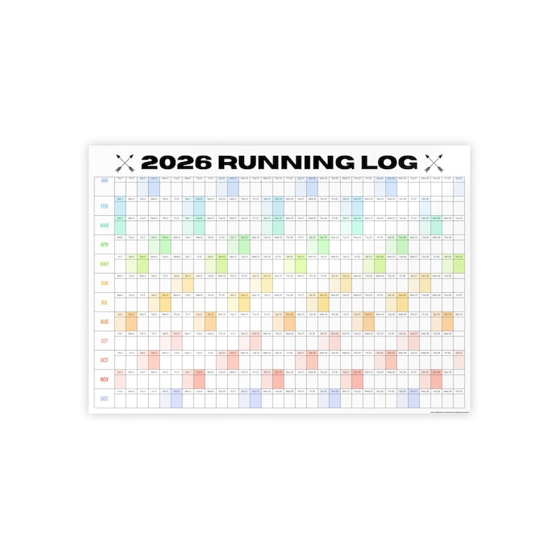 Gym Calendar 2026 - Etsy