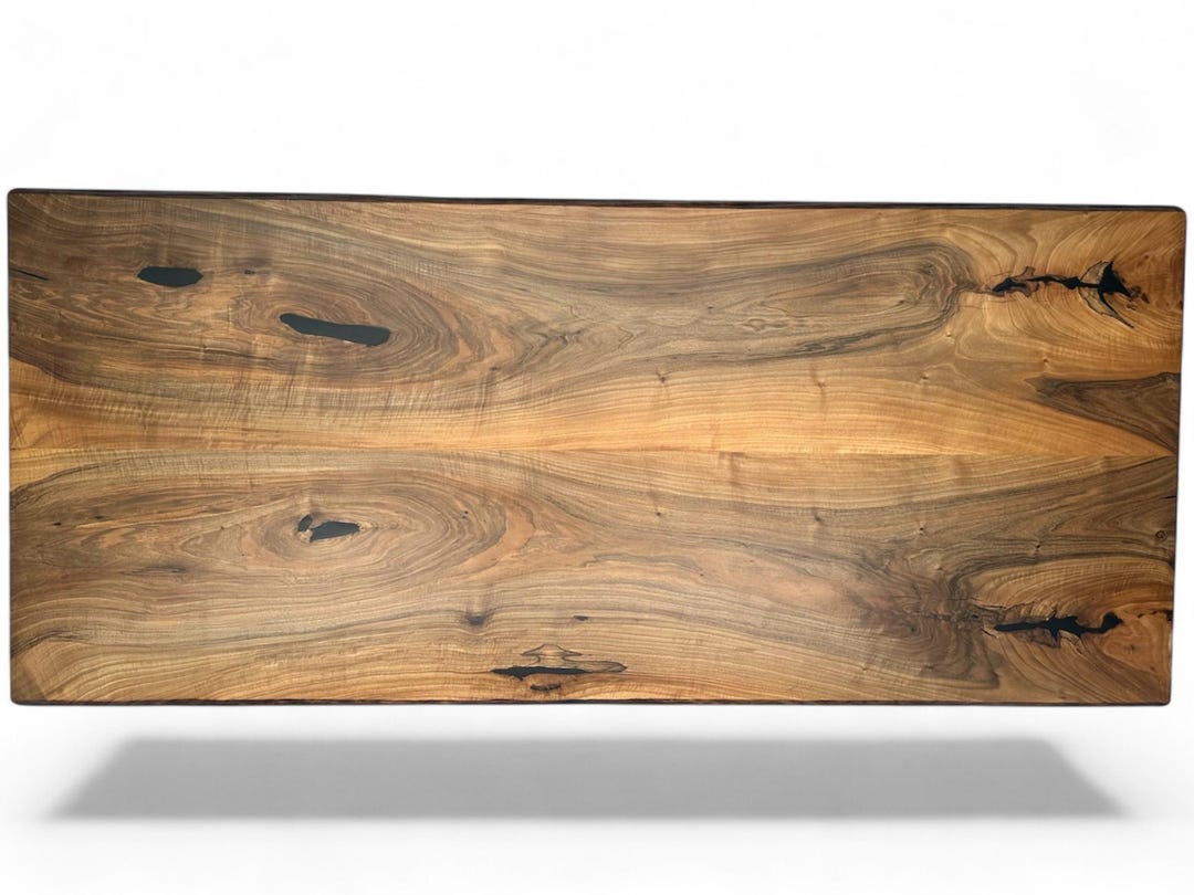 Solid Walnut Tabletop | Bookmatch | Unique | 234 X 106 Cm | Luxury ...