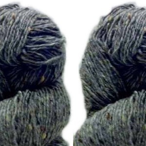 200g Aran Tweed Yarn Irish Donegal Kilcarra 100% Wool (warm Grey 4742 ...