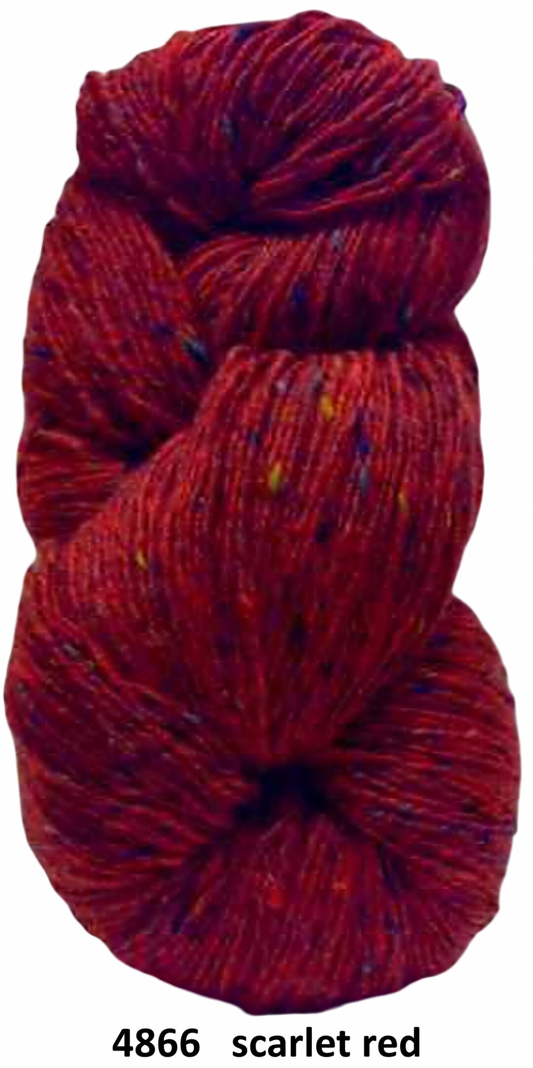 100g Aran Tweed Yarn Irish Donegal Kilcarra 100% Wool (scarlet Red 4866 ...
