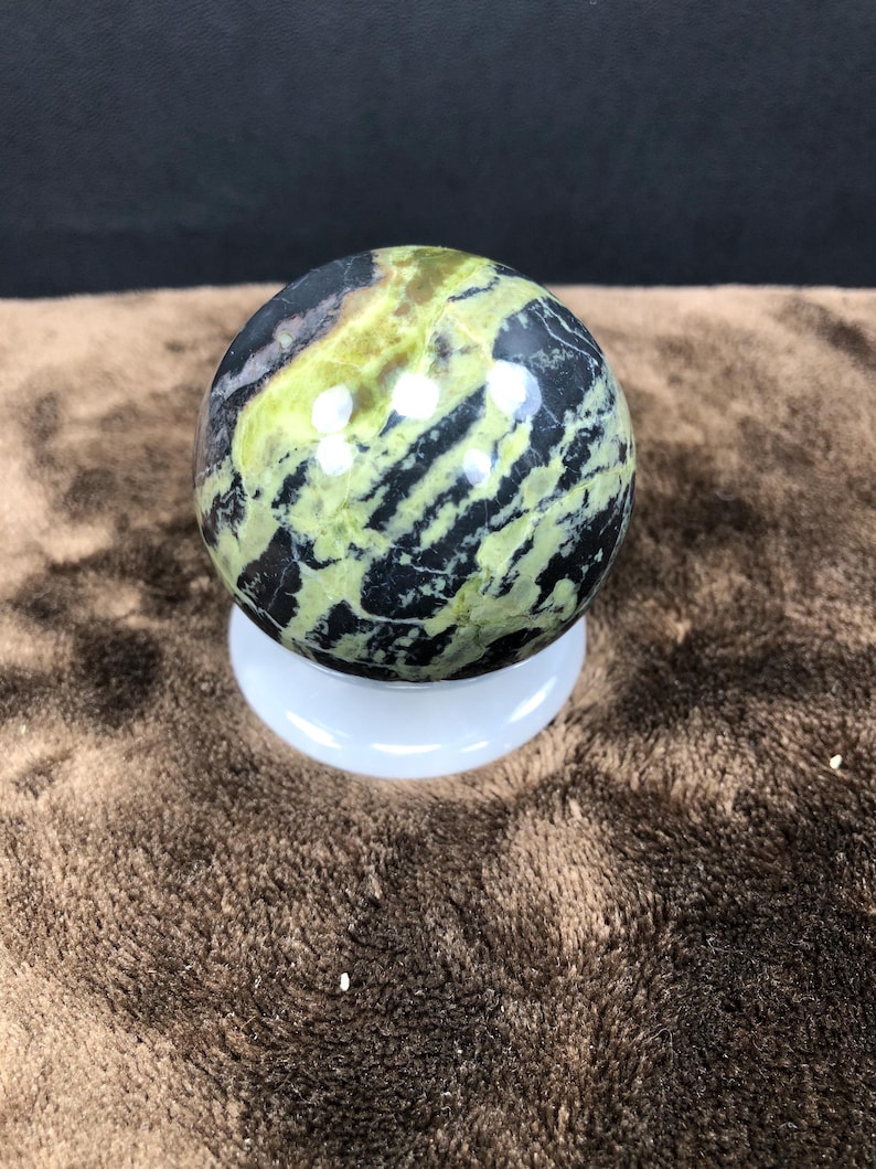 AAA Grade Real Serpentine Sphere - Etsy