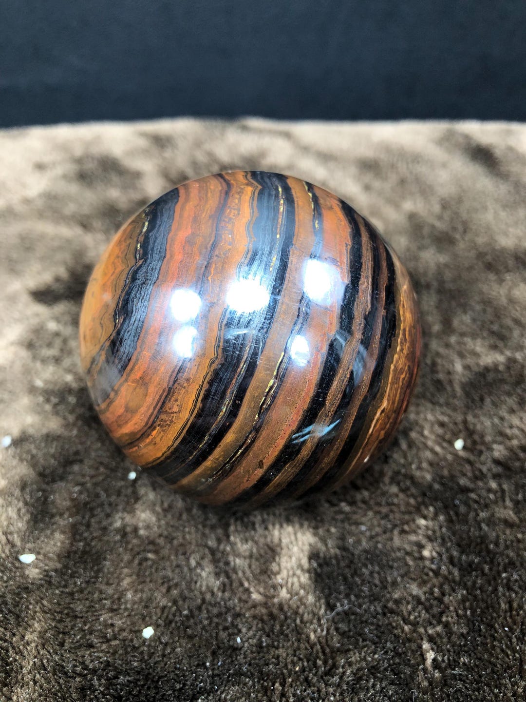 342 Gram Tiger Iron Sphere - Etsy