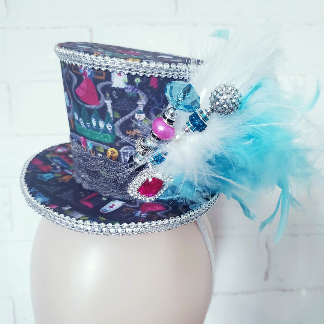 Haunted Mansion Mini Top Hat, Madame Leota, Hitchhiking Ghost Hat ...