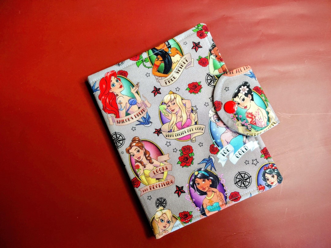 Disney Princesses Pin Book, Pin Holder, Mini Pin Book, Handmade Gift ...