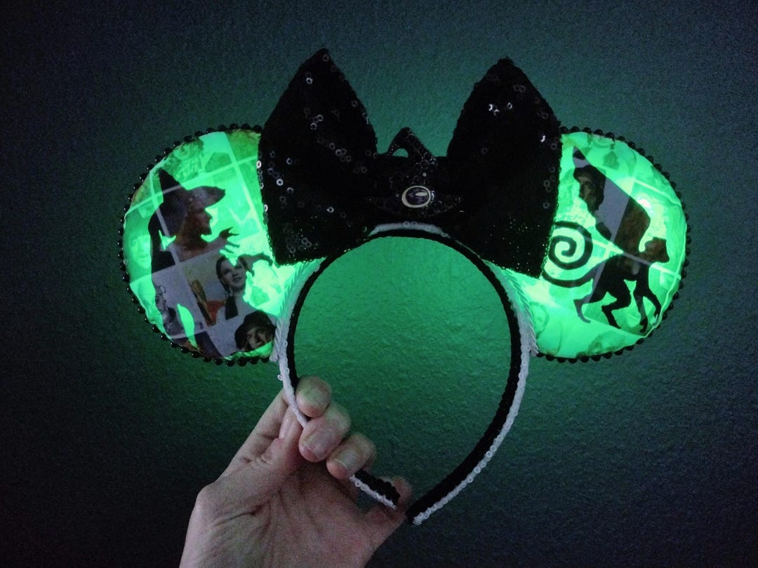 Wizard of Oz Minnie Mouse Ears Headband, Wicked Witch, Nighttime Shadow ...