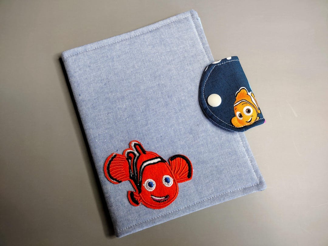 Finding Nemo Pin Book, Small Denim Disney Pin Holder, Mini Book, Unique ...
