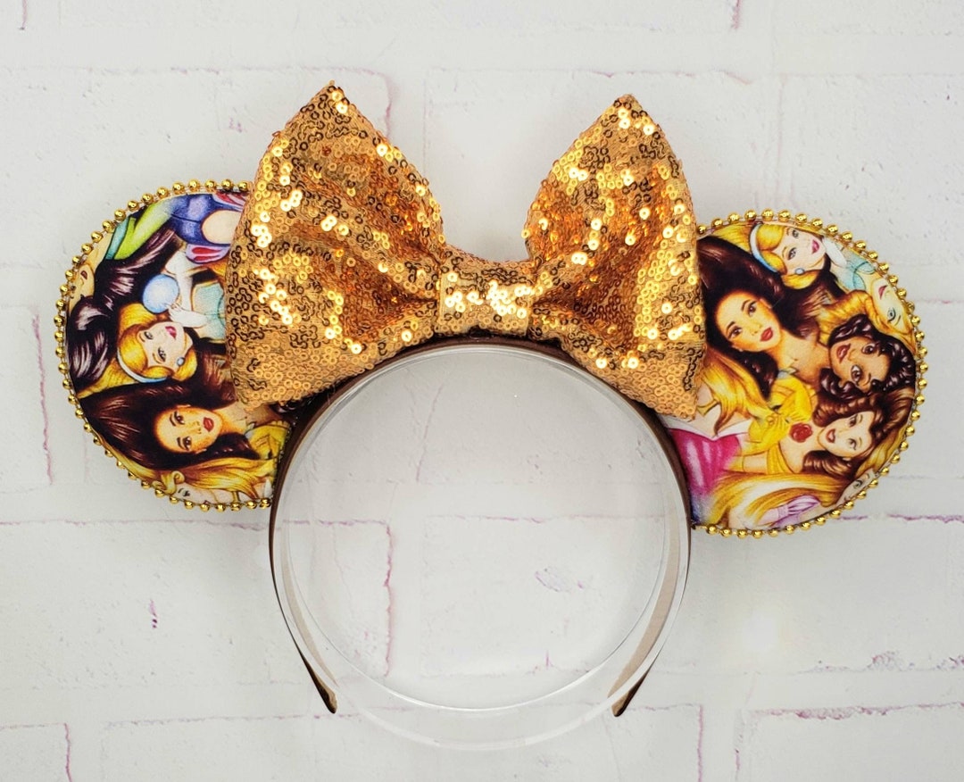 Disney Princesses Minnie Mouse Ears Headband, Character Ears, Ready to ...