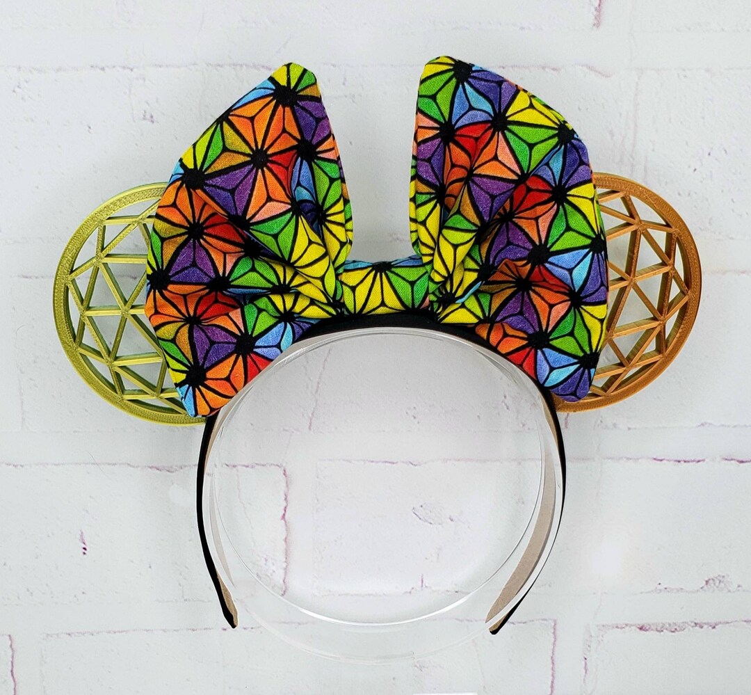 Spaceship Earth Ears, Mickey Mouse Ears, Epcot Minnie Ears, Food and ...