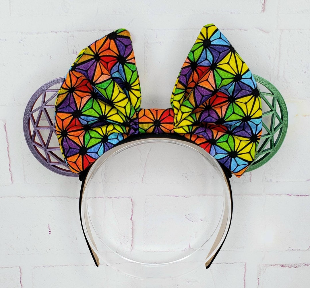 Spaceship Earth Ears, Mickey Mouse Ears, Epcot Minnie Ears, Food and ...
