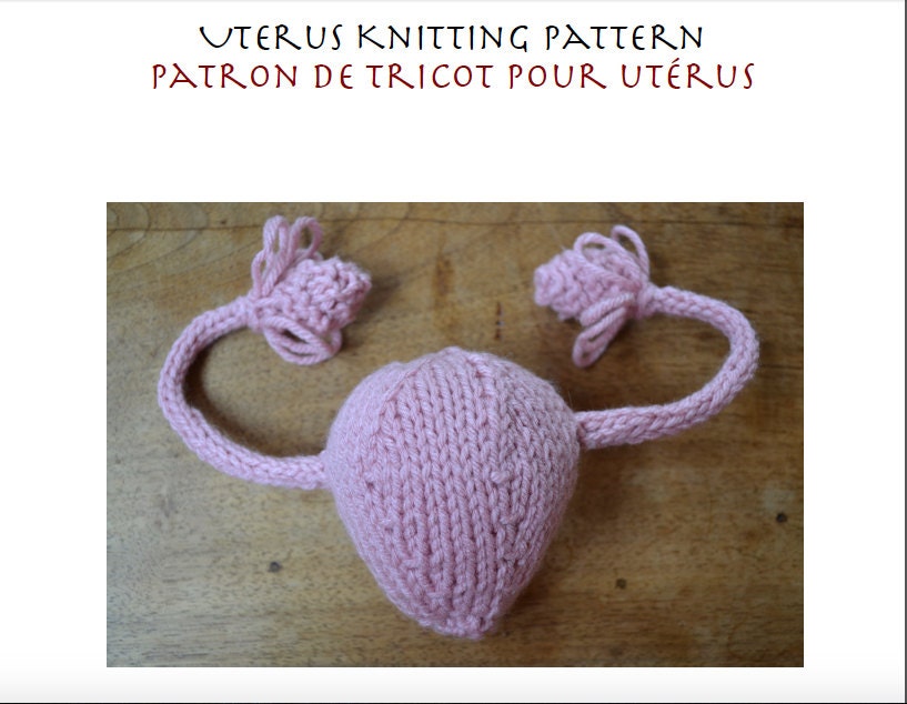 Uterus Knitting Pattern - Etsy