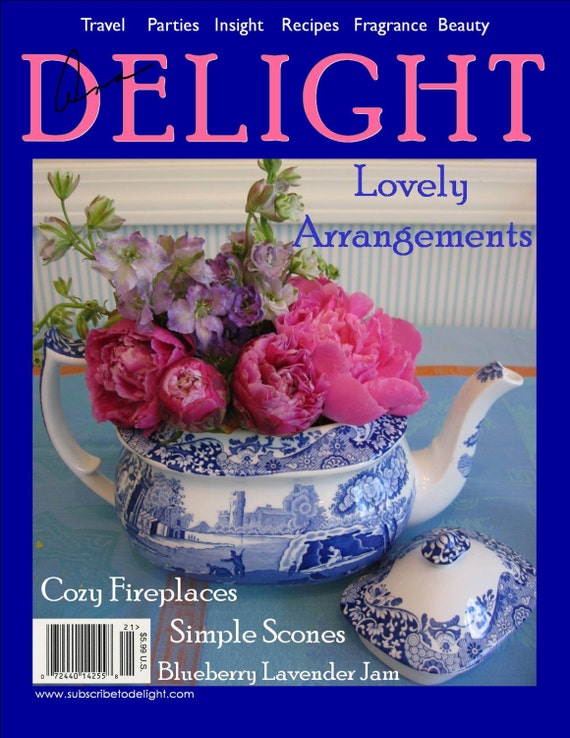 Magazine Bag Duct Tape DELIGHT Lovely Arrangements | Etsy