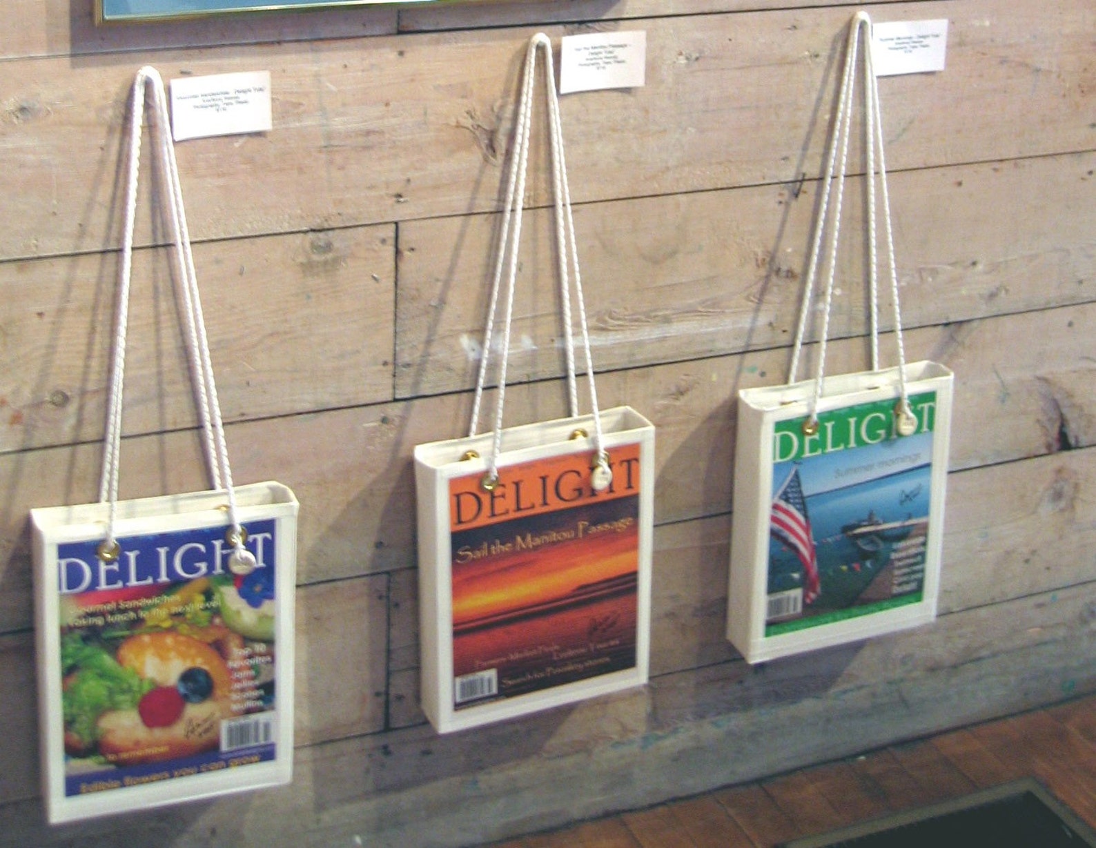 Magazine Bag Duct Tape ANA DELIGHT Vacation Spots - Etsy