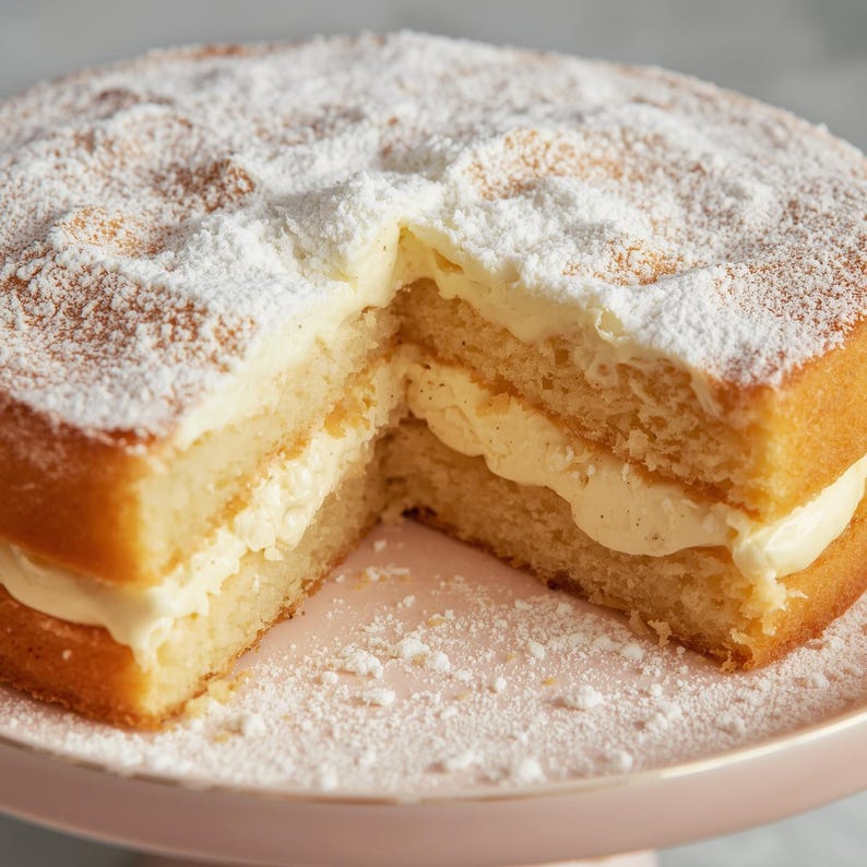 Best Recipe for Creamy Custard Cake Squares ( PDF File) - Etsy