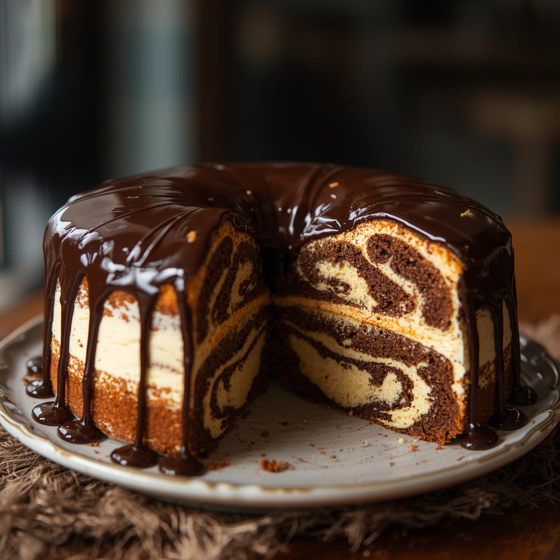 Best Recipe for Marble Chocolate Swirl Cake ( PDF File) - Etsy