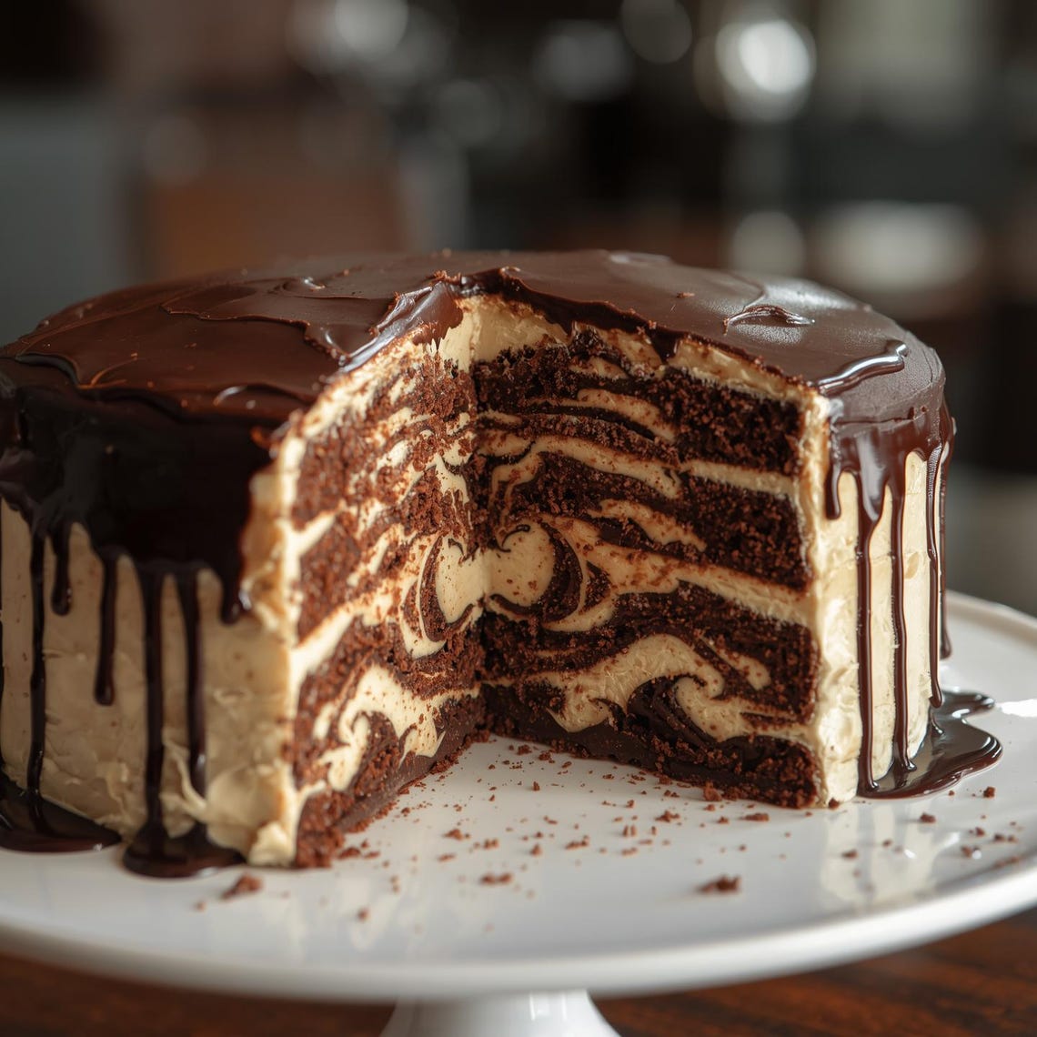 Best Recipe for Marble Chocolate Swirl Cake ( PDF File) - Etsy