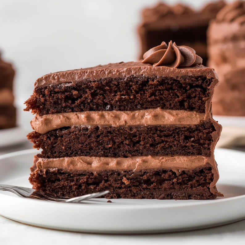 Best Recipe for Decadent Triple Chocolate Cake (PDF Download) - Etsy