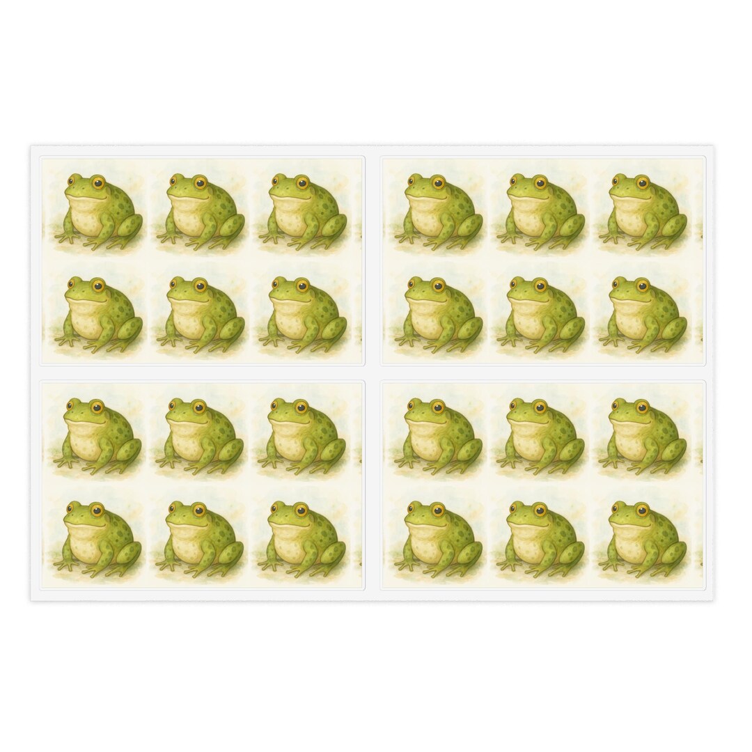 Holographic Frog Sticker Sheet - Etsy