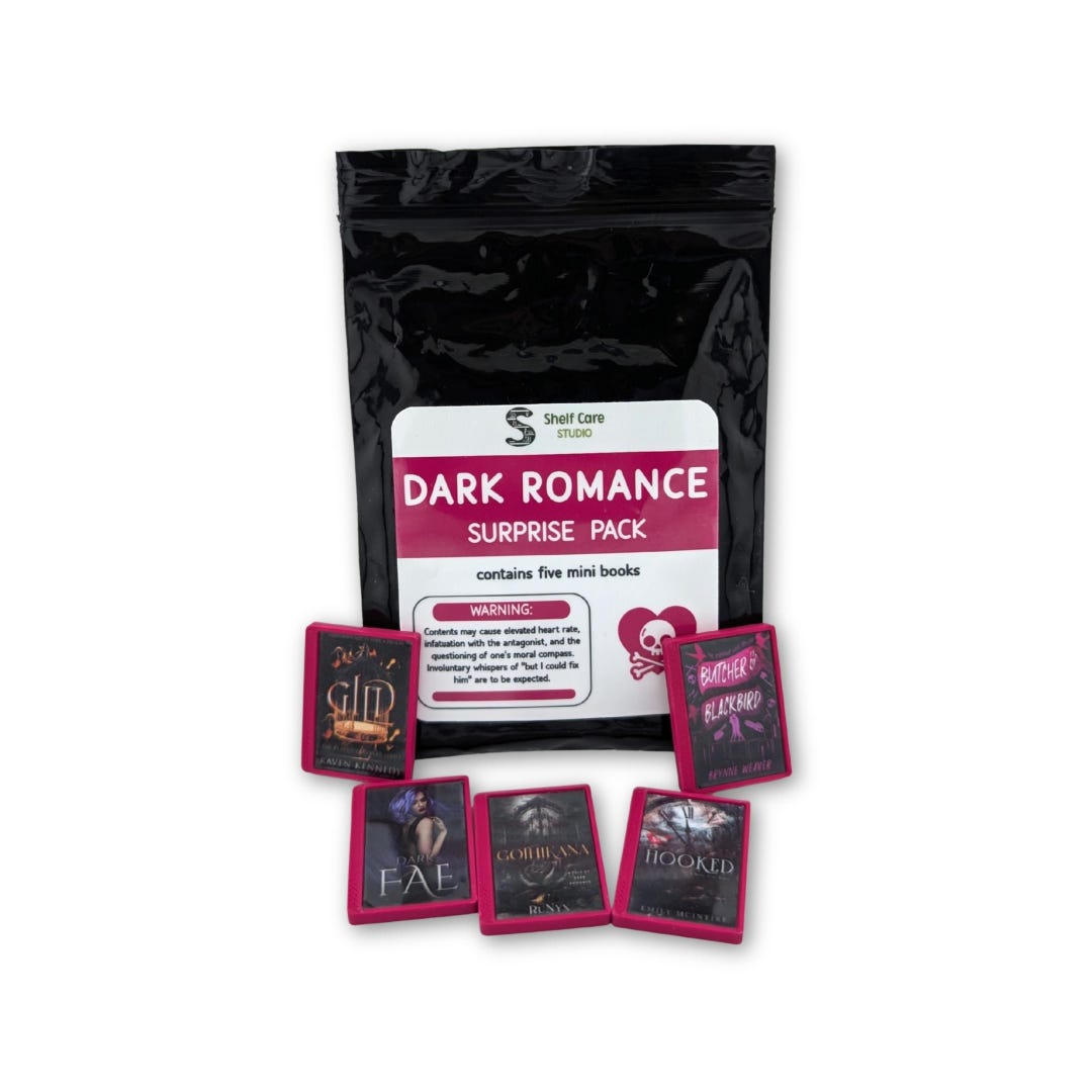 Dark Romance Mini Books – Surprise Pack, Spicy Book Lover Gift - Etsy