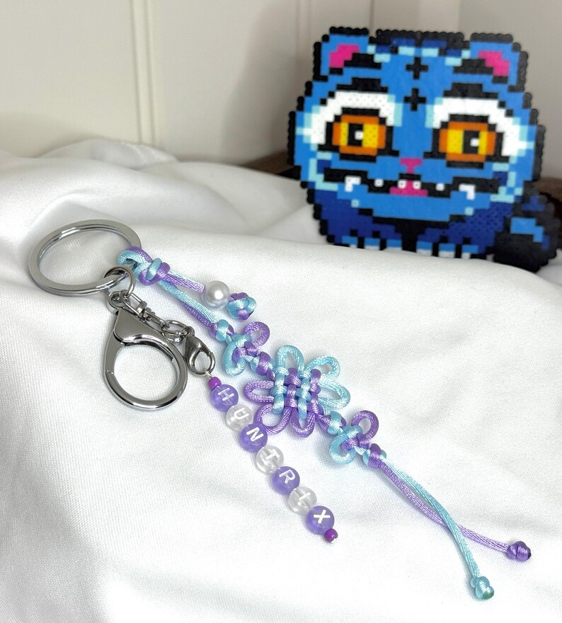 Kpop Demon Hunters Inspired Korean Knot Keychain/bag Norigae - Etsy