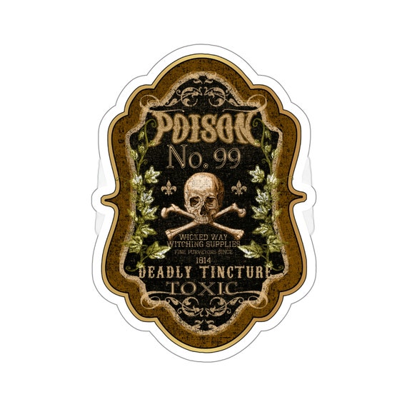 Vintage Poison Labels