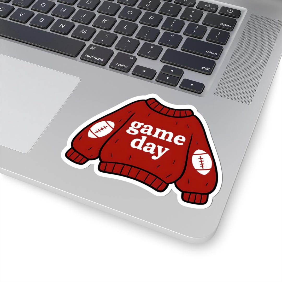 Game Day Stickers: Football Fan Decor, Tailgate Party Supplies - Etsy