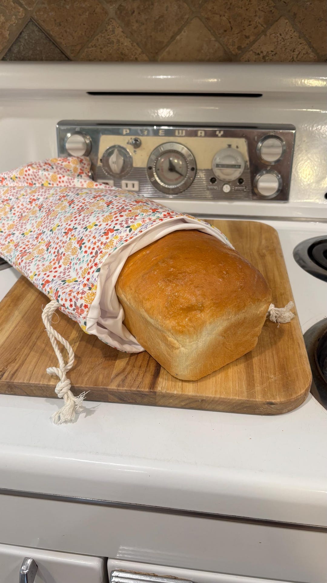 Large Cotton Bread Bag With PUL Liner: Bpa-free, Double-lined - Etsy