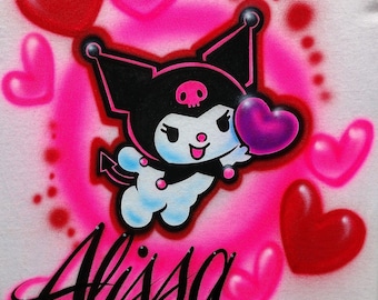 Airbrush Anime Shirt - Etsy