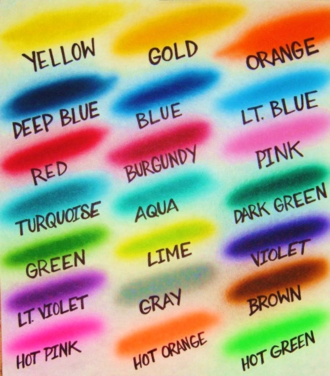 Airbrush T Shirt Script Name Cursive Font One Word Included | Etsy