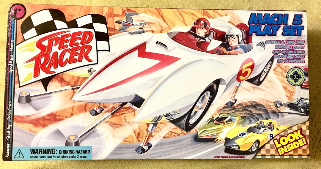 Speed Racer Mach 5 Play Set (first Run) SR135070 With Spridle & Chim ...