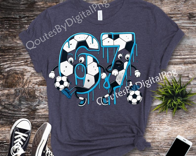Soccer Number 67 PNG, Kids Football Design (digital Download) - Etsy