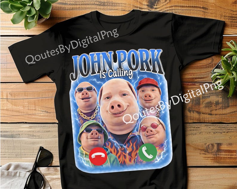 John Pork is Calling Meme PNG, Viral Humor Design (digital Download) - Etsy