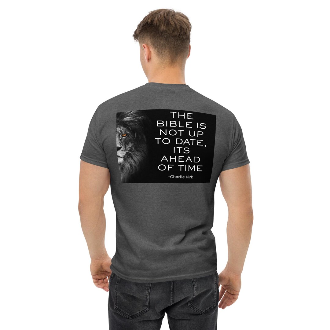 Bible Charlie Kirk Quote Unisex Classic Tee - Etsy