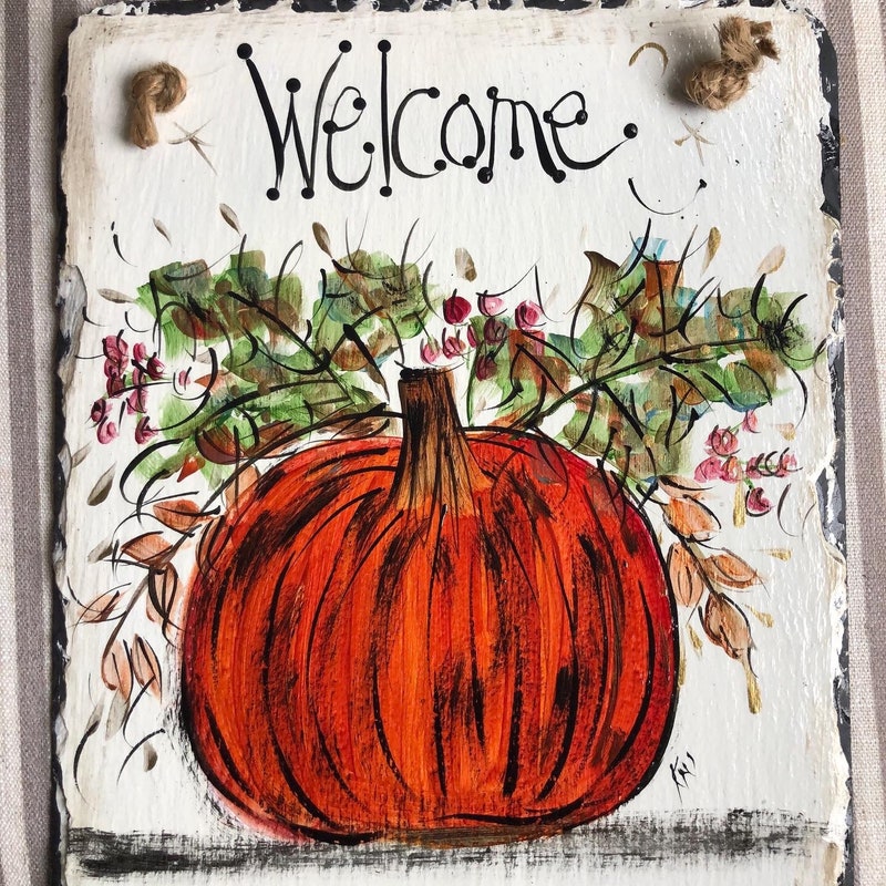 Hand Painted Slate - Etsy