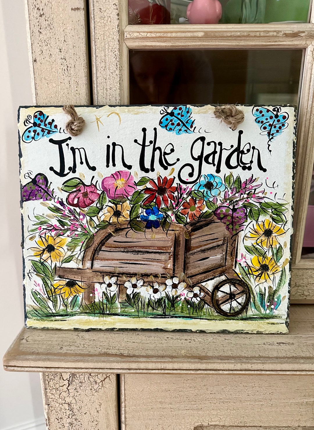 Painted Slate Sign. Summer Slate. Spring Slate. Welcome Slate ...