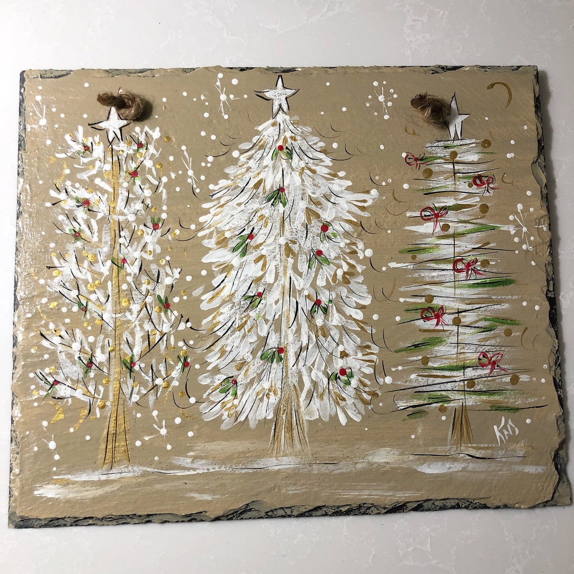 Winter Slate Sign. Porch Decor Christmas Slate Sign. Christmas | Etsy