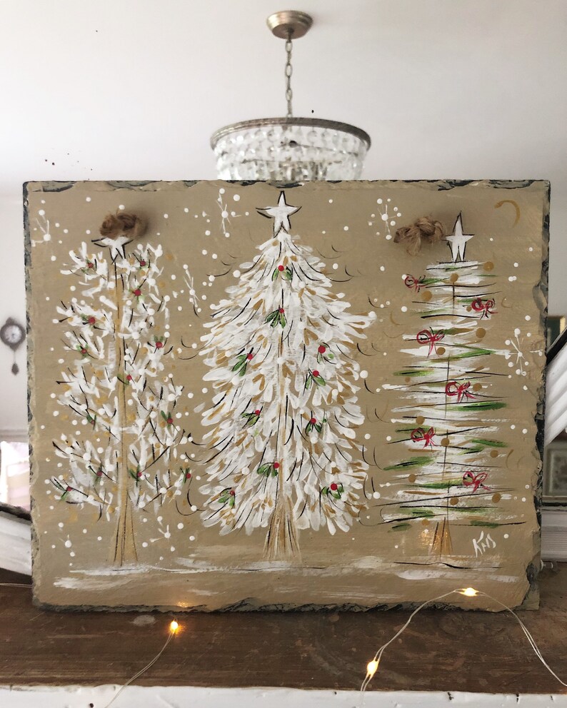 Winter Slate Sign. Porch Decor Christmas Slate Sign. Christmas | Etsy