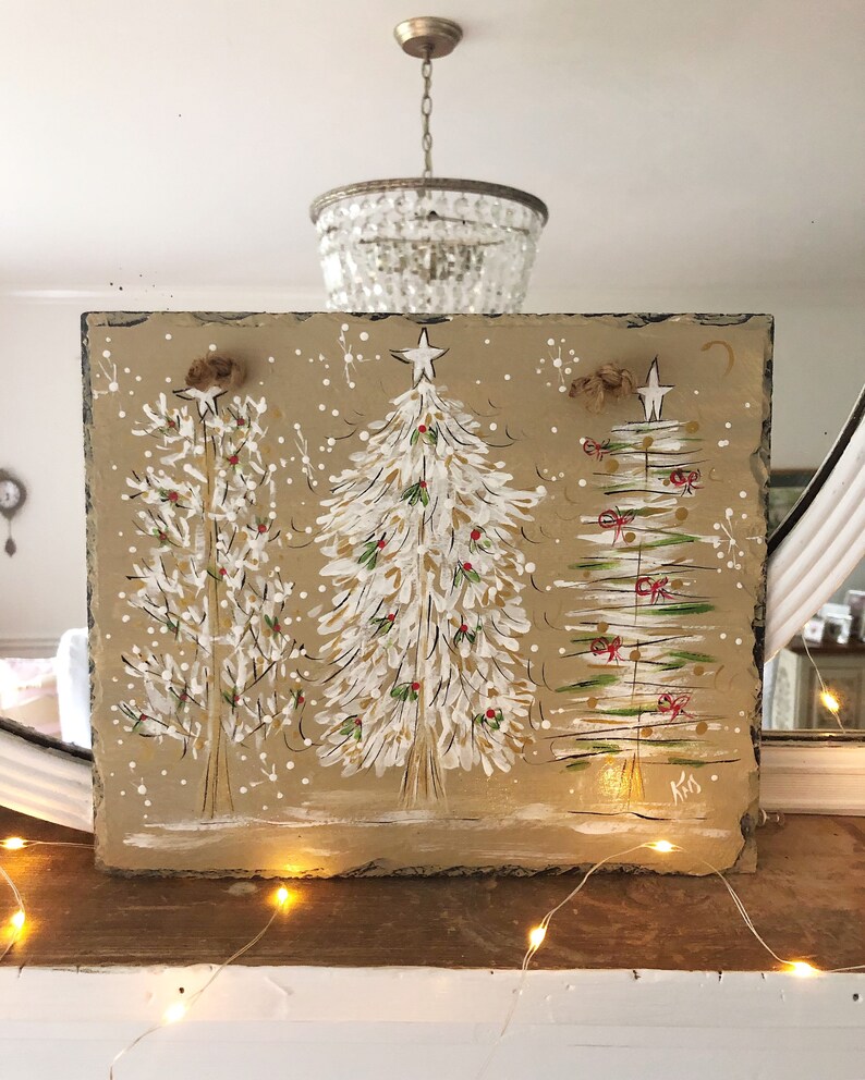 Winter Slate Sign. Porch Decor Christmas Slate Sign. Christmas - Etsy