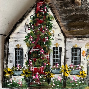 Cottage Farmhouse Painted Slate. Personalized Gift. Hand Painted Slate ...